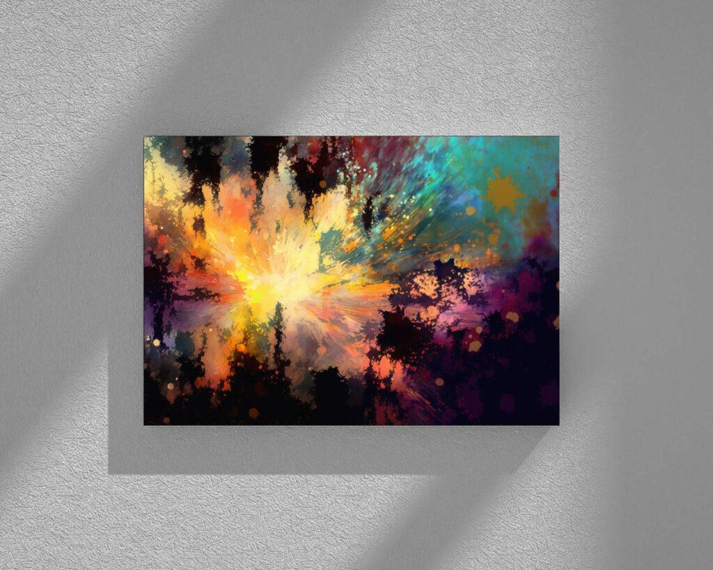 ¡Haz que tus paredes hablen con acuarelas abstractas modernas!