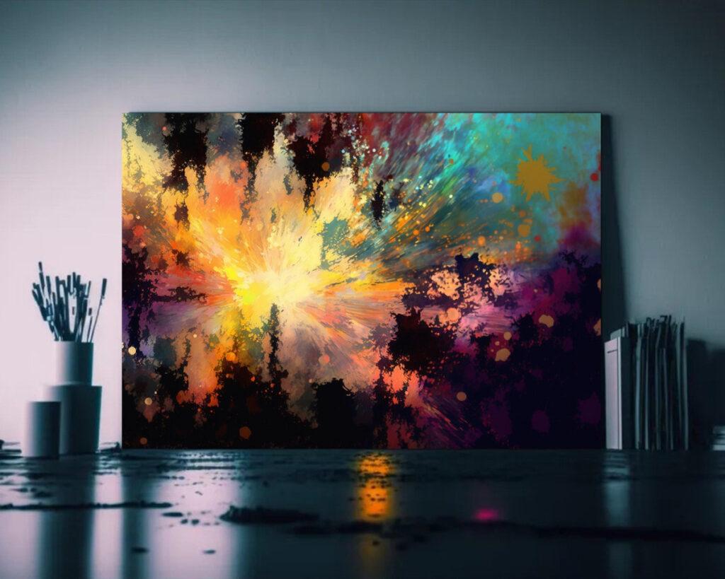 ¡Haz que tus paredes hablen con acuarelas abstractas modernas!