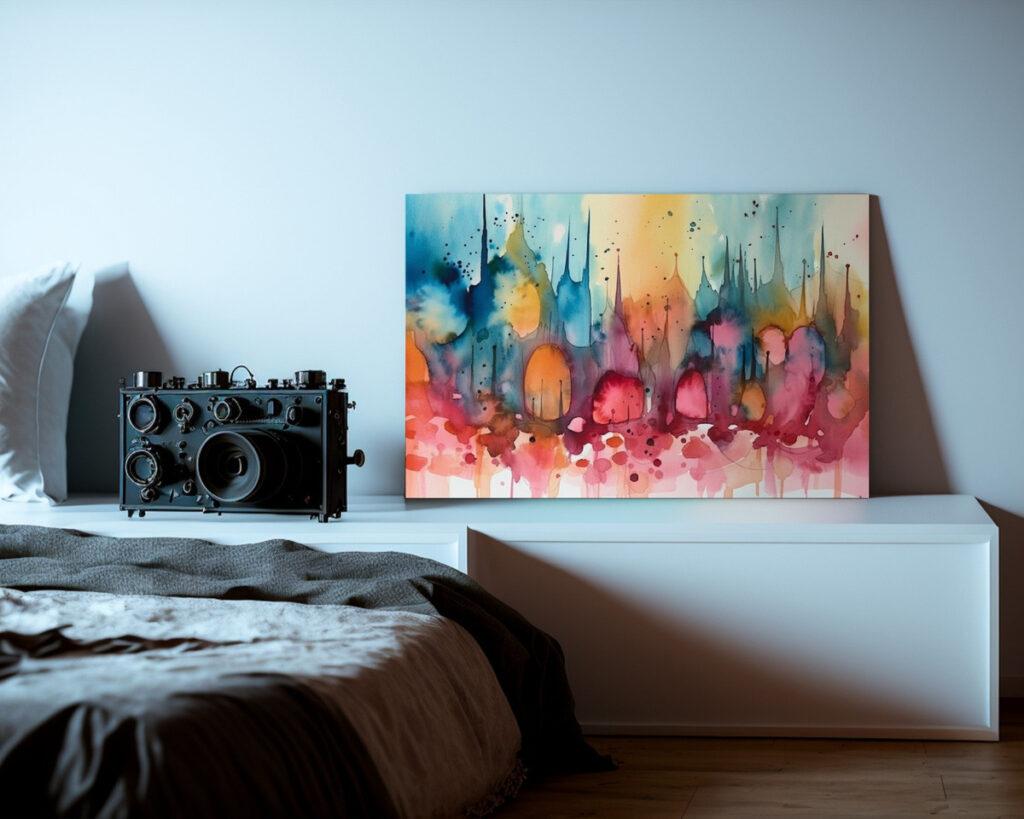 ¡Agrega color y estilo con Acuarelas Abstractas Contemporáneas!