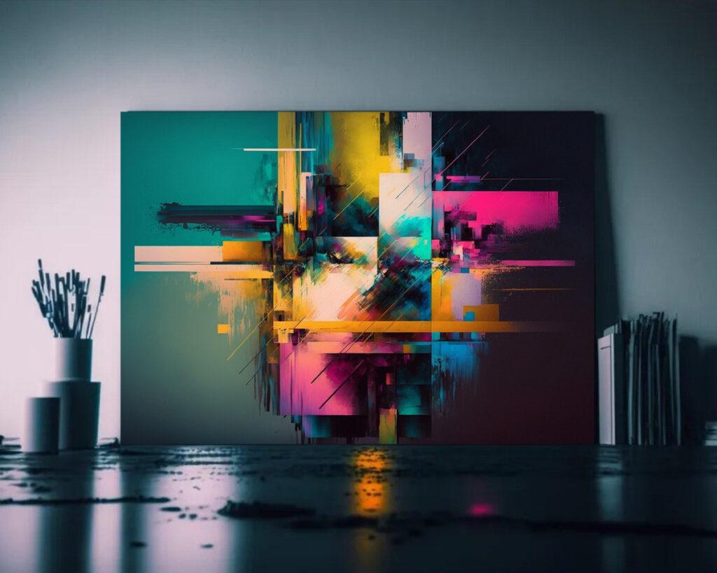 Un toque de elegancia con nuestros cuadros abstractos geométricos