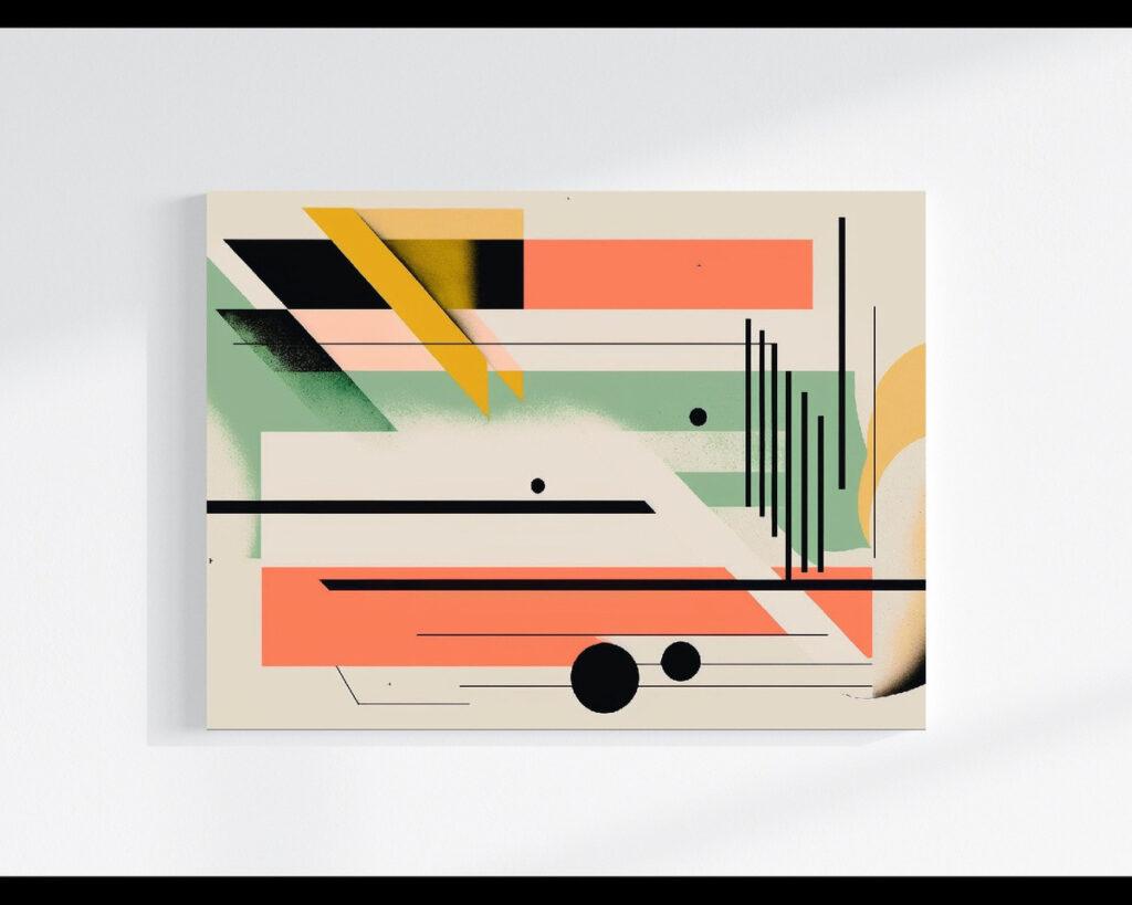 Cuadro Minimalista Líneas Abstractas | Arte Único | HappyClick